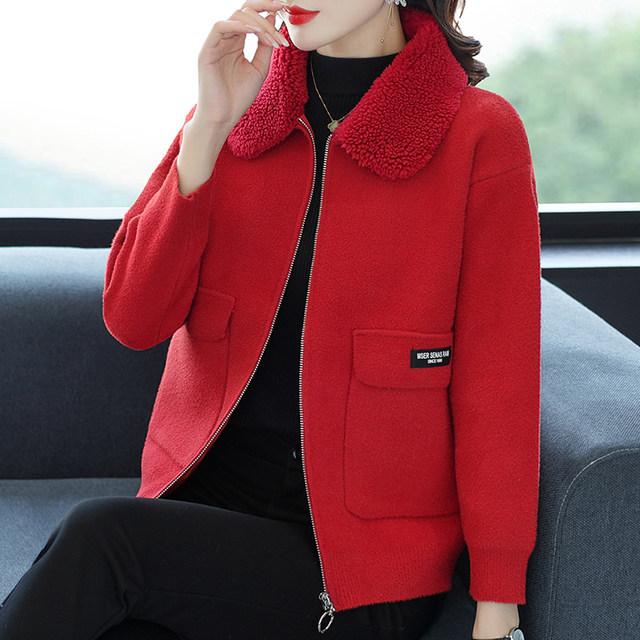 Fashionable woolen small fragrant style short coat for women 2022 ...