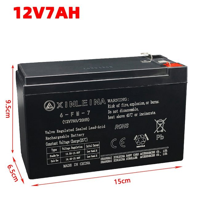 Genuine Longwei 12V7AH lead-acid battery Outdoor tie bar audio UPS ...
