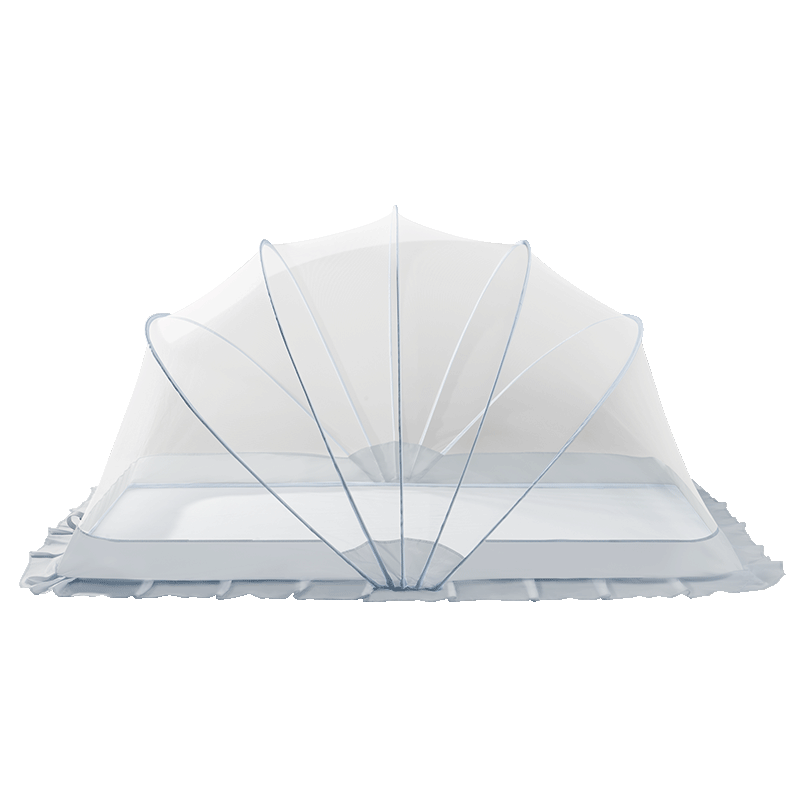 Baby Crib Mosquito Net Cover - Foldable Light-Shielding Yurt for Newborns