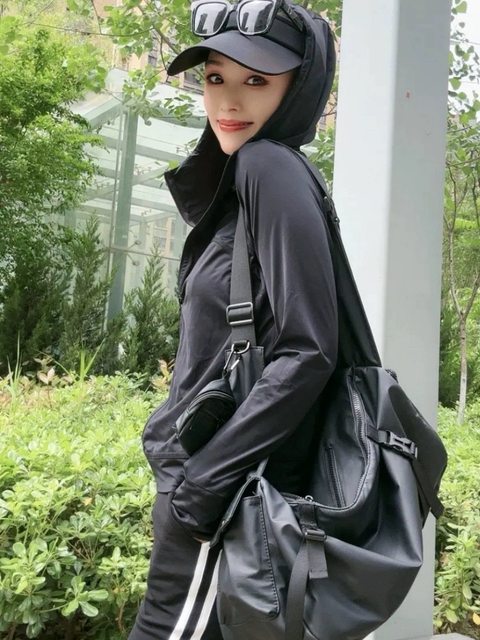 Sun protection shirt women's hooded thin coat with cool feel, high ...