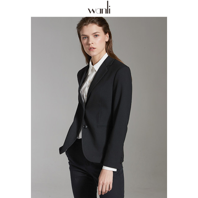 Wanli (Apparel) Black Suit Jacket Women's Interview Formal Wear Female ...