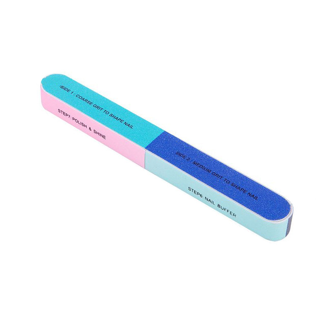 Nail file polishing strip six-sided polishing file manicure tool set ...