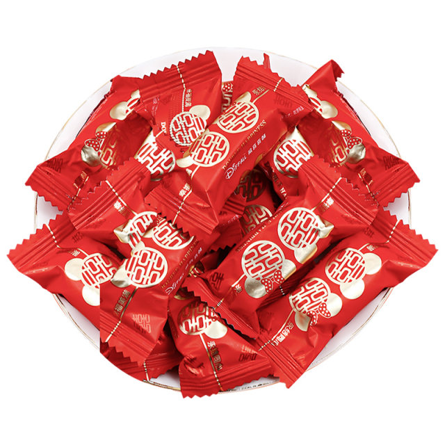 Ah Q Bear Wedding Candy Peanut Crispy Candy Xu Fuji Crispy Candy ...