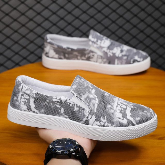 Slip-on canvas shoes for men, autumn old Beijing cloth shoes, men's ...
