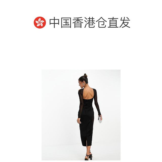 Hong Kong Direct Mailing Tide Luxury ASOS design long -sleeved mesh ...