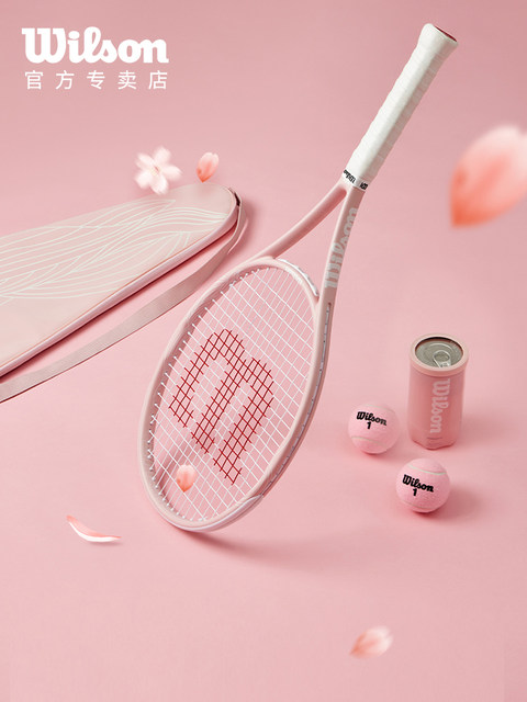 Wilson Wilson 2025 new cherry blossom pink tennis racket for girls ...