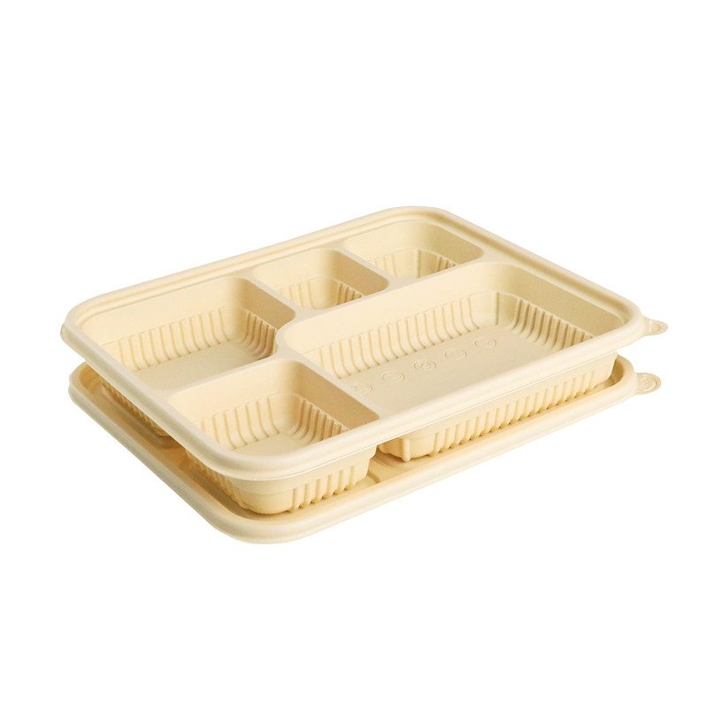 Disposable Cornstarch Packing Box - Eco-Friendly Degradable Lunch Box ...