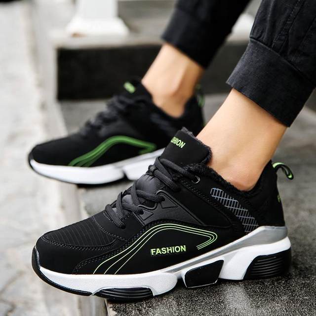 Winter plus velvet large size shoes male 47 casual sports tide shoes 45 ...