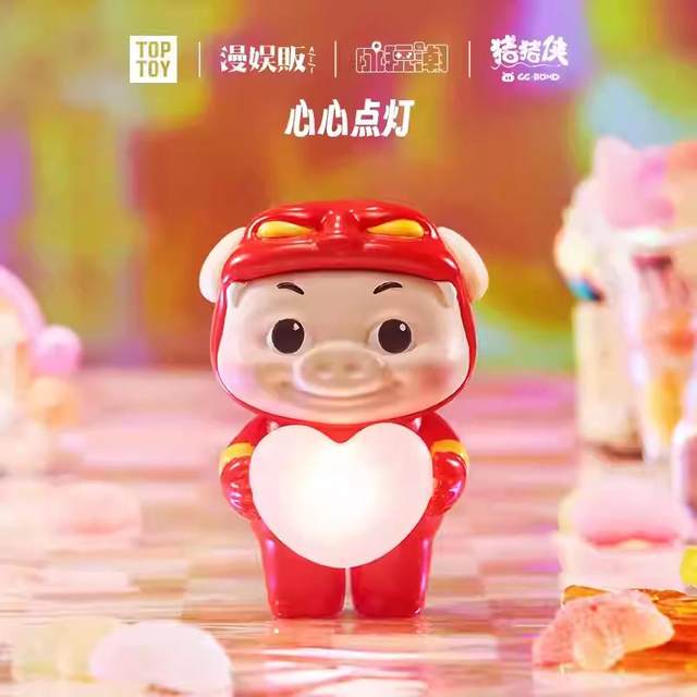 TOPTOY Genuine Pig Man Daily Series Blind Box Black Leather God ggbond ...