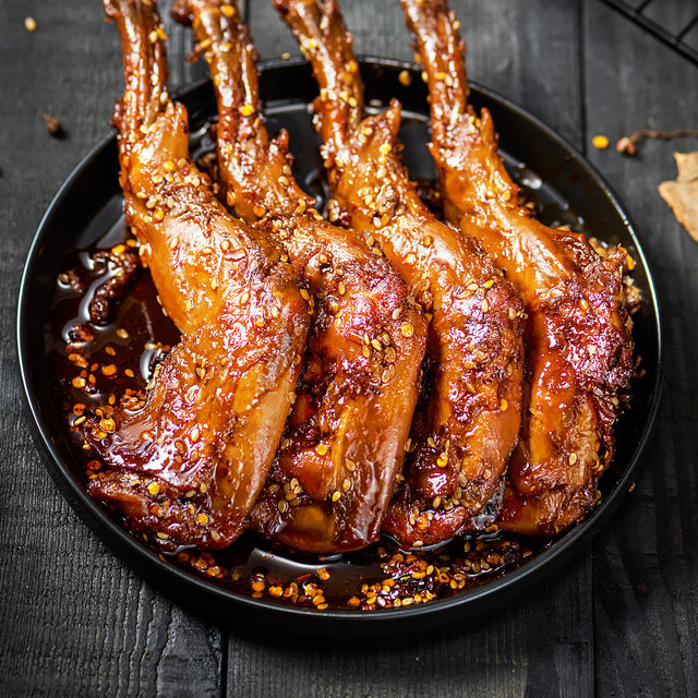 Rabbit cold Sichuan specialty Chengdu Internet celebrity snacks spicy ...