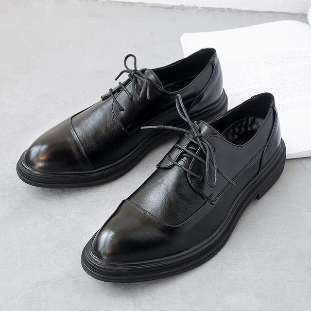 Leather shoes, men's formal business, high-end sense, men's casual ...