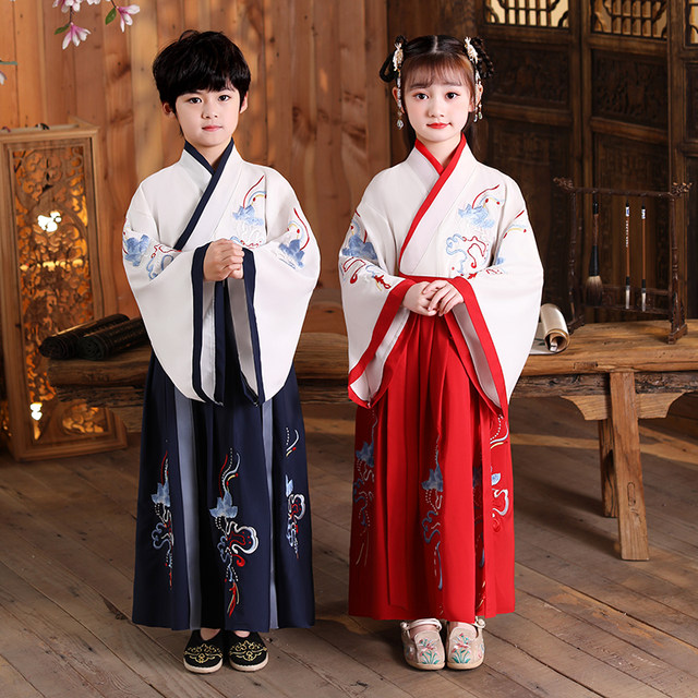 Children's Hanfu, boys, children's costumes, traditional Chinese ...