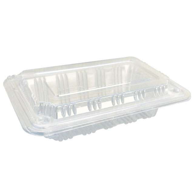 Thickened self-buckle disposable transparent box beef roll box mutton ...