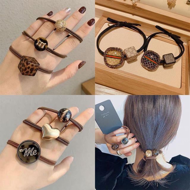 Internet celebrity Korean hair rope female simple adult hair rope ...