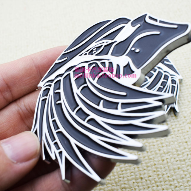 Predator car motorcycle off-road vehicle creative metal car sticker ...