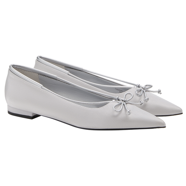 CHARLES/KEITH24 autumn new style CK1-70900540 bow flat pointed toe ...