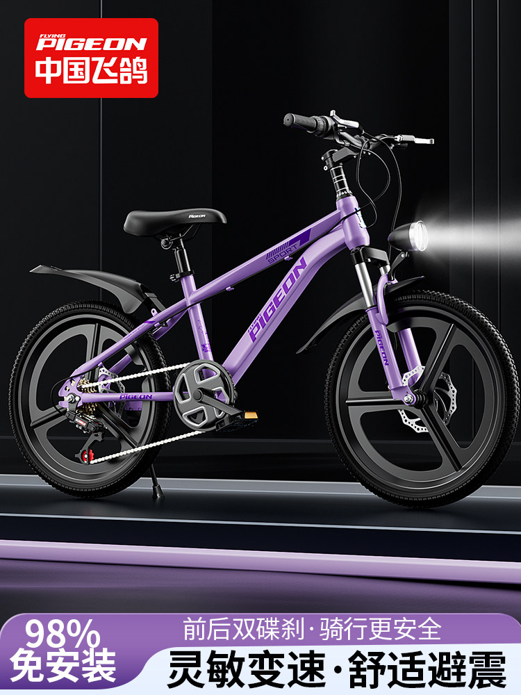 Vélo pour enfants Flying Pigeon Challenger - 6-14 ans - Freins à disque