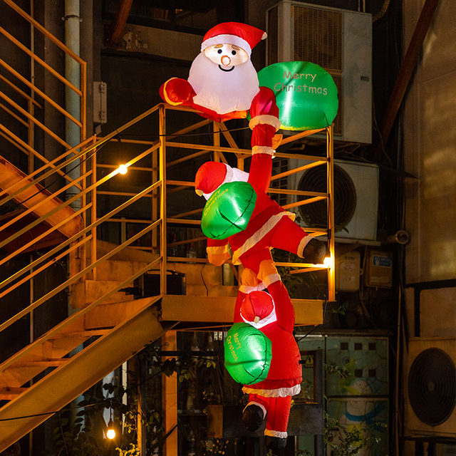 Christmas decoration inflatable electric balloon Santa Claus inflatable ...