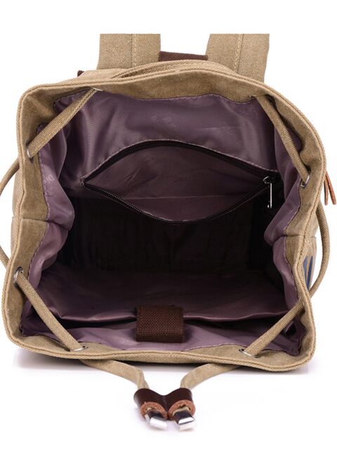 Canvas bucket backpack men's bag outdoor sports and leisure large ...