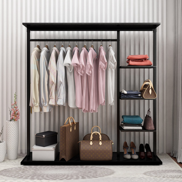 Cloak rack floor -to -ceiling bedroom Hanging hanger Household Nordic ...