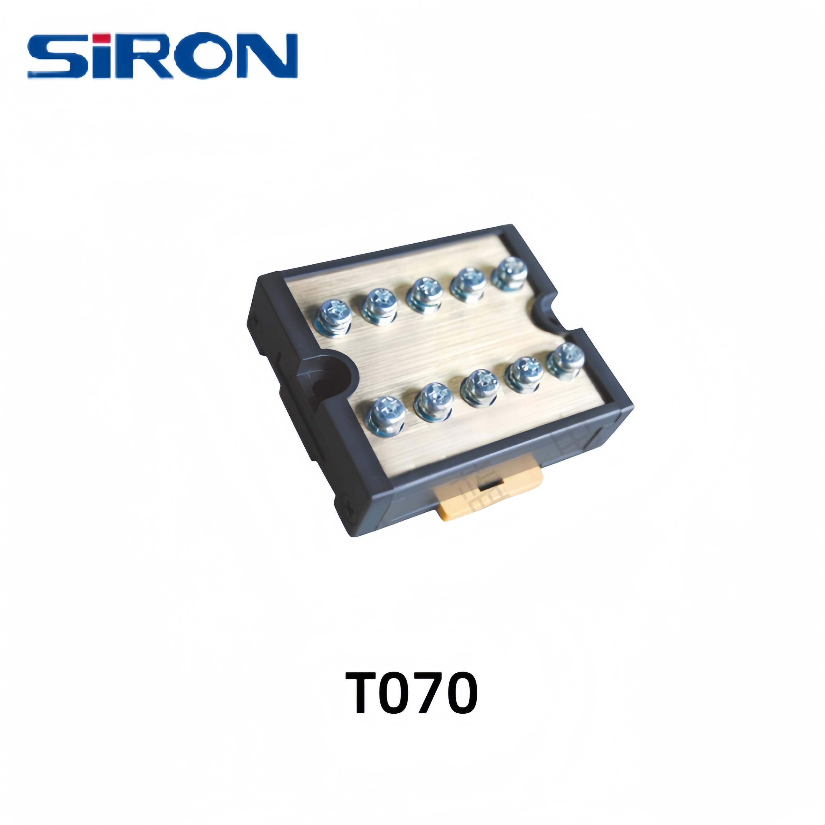 胜蓝SiRON 导轨式接地端子台排带保险丝电源五孔插座T070/T071-淘宝网
