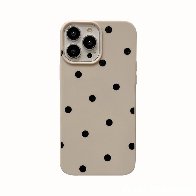 Zhao Lusi's same model with simple polka dots is suitable for iPhone 16 ...