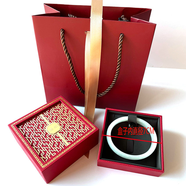 Exquisite Guo Chao Ancient French Fund inheritance Box Emerald Box Jade ...