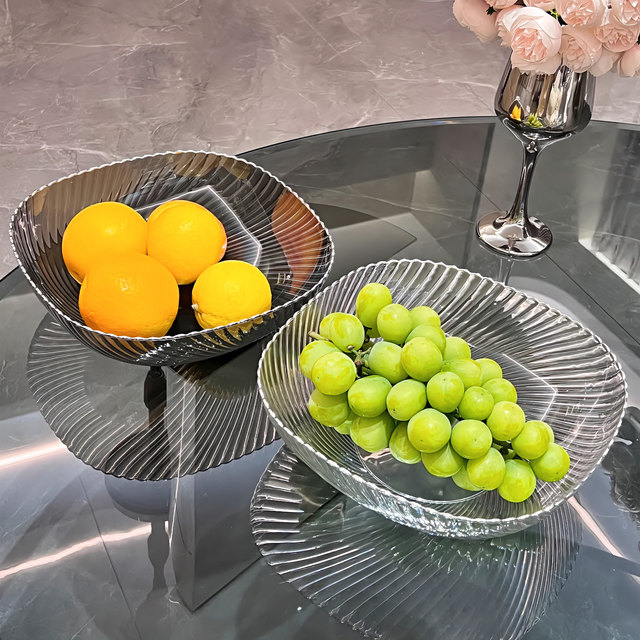 Fruit plate, living room, new coffee table, fruit plate, high-end light ...