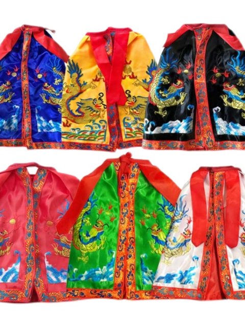 God Cloak, Seven Color Double -layer Embroidered Shuanglong Buddha Poor ...