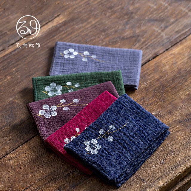 Team cloth cloth absorption and thickened meditation cotton embroidered ...