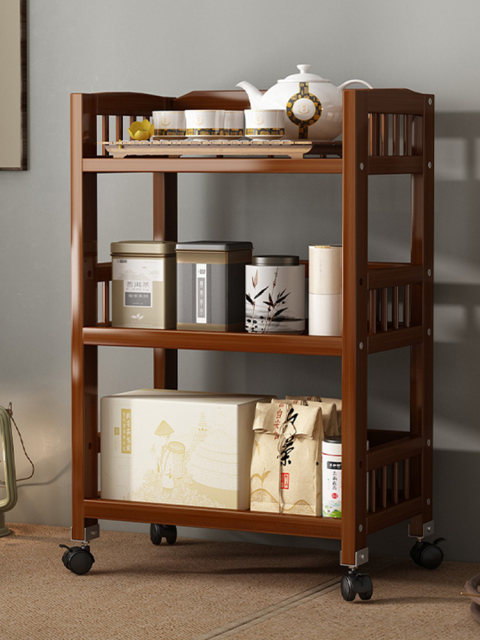 Tea racks setting rack solid wood storage cabinet tea room Tea room Tea ...