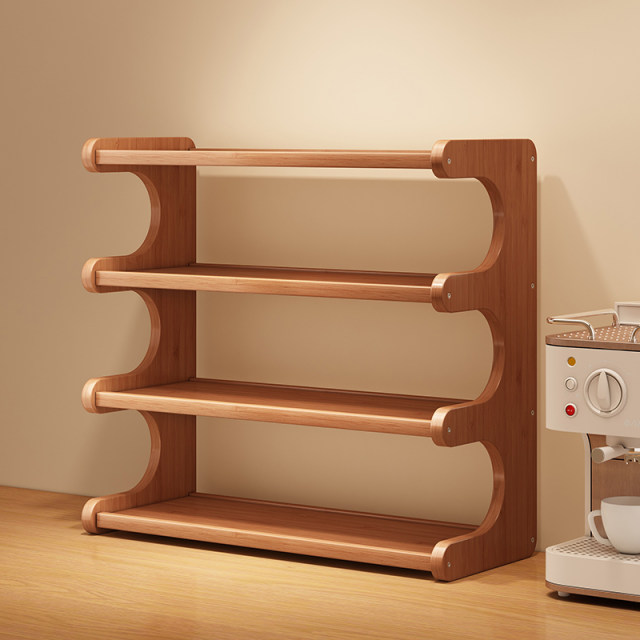 Desktop bookshelf, small office storage rack, simple household desk ...