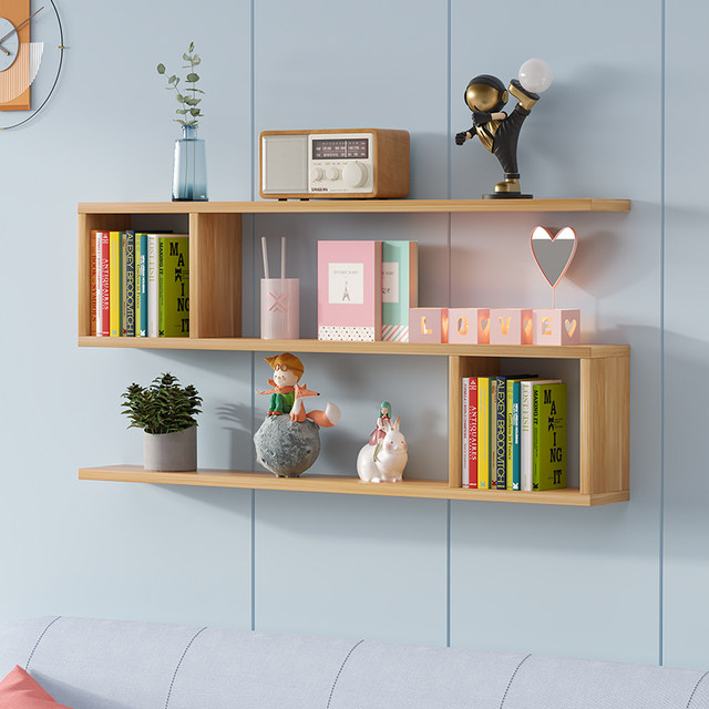 Creative wall storage rack storage rack wall hanging partition wall ...