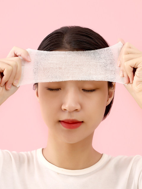 FaSoLa wet compress cotton for face, special stretchable makeup cotton ...