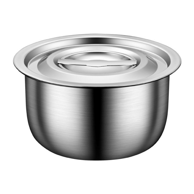 Food grade 304 stainless steel basin with cover thickened kitchen ...