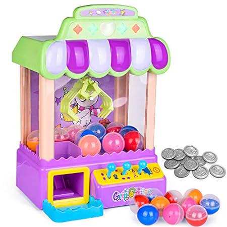 Mini Claw Machine Game Toy with Light and Sounds, Electro