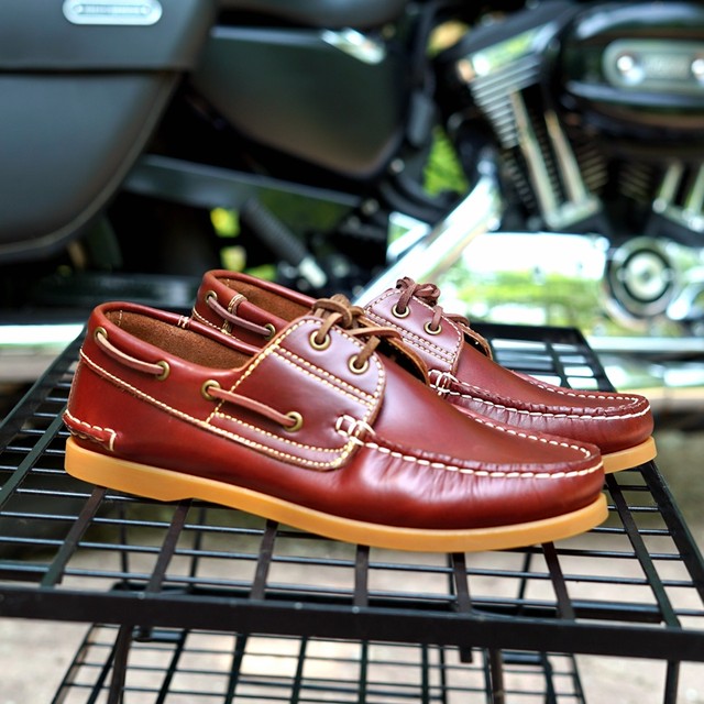 Pure handmade sewing Moksin casual sailing shoes Men's tide full -line ...
