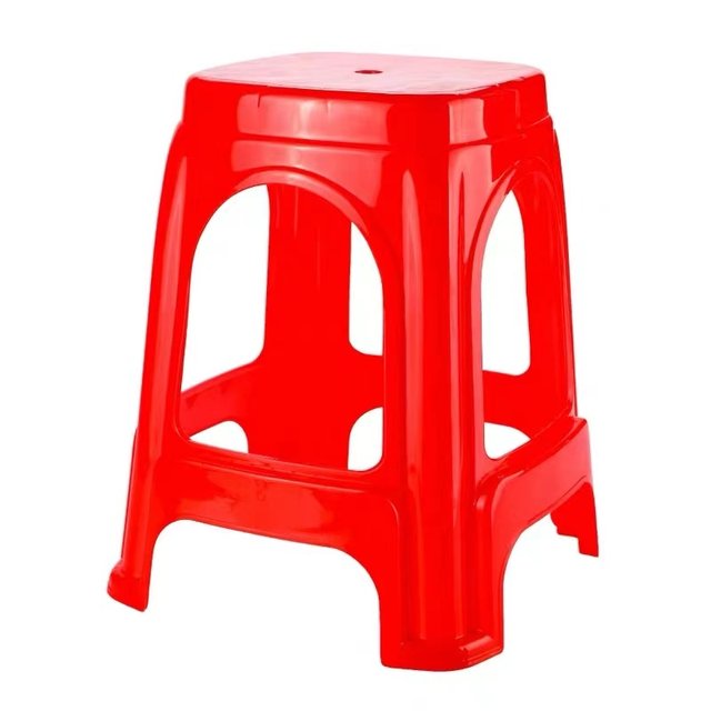 Plastic stool thickened adult household food stall restaurant dining ...