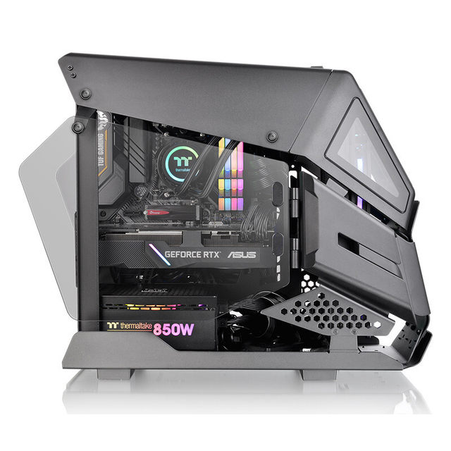 Tt desktop computer water-cooled main case Apache Mini e-sports concept shape Mod special-shaped ...