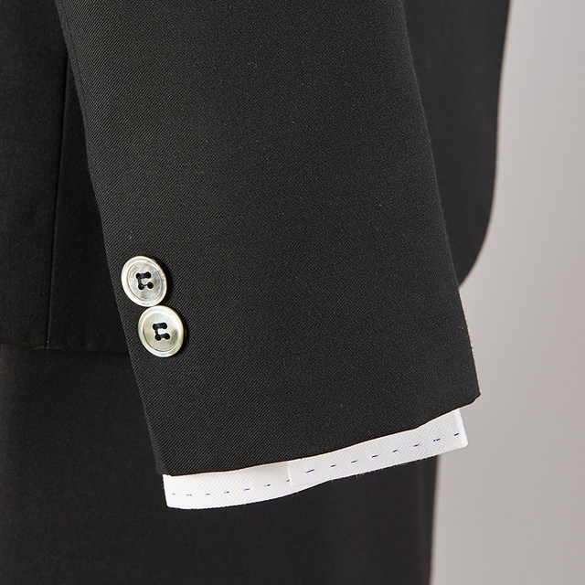 Black one buckle suit women's business professional commute OL office ...