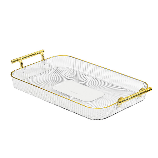 Light luxury tray household living room new with hand -made fruit disk ...