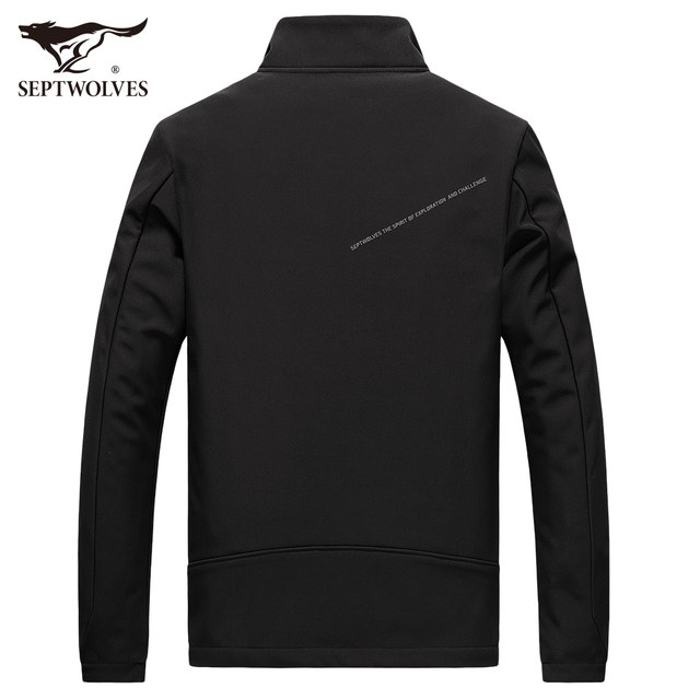 Septwolves fleece jacket men's 2024 autumn and winter new middle-aged ...