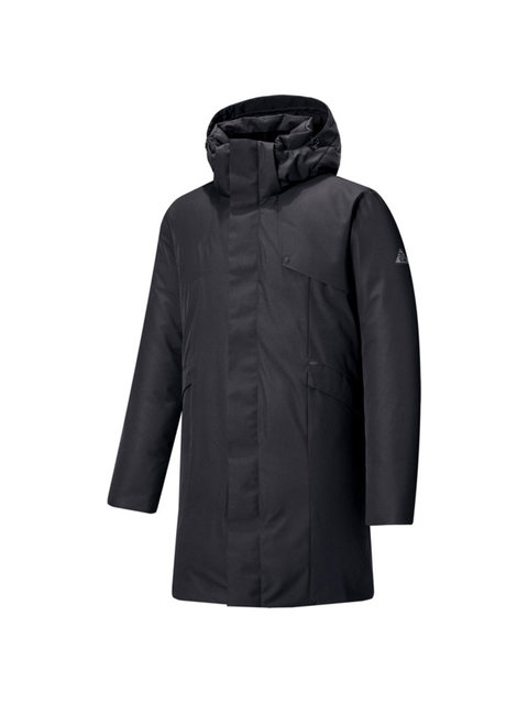 Septwolves mid-length down jacket men's thick winter removable hood ...