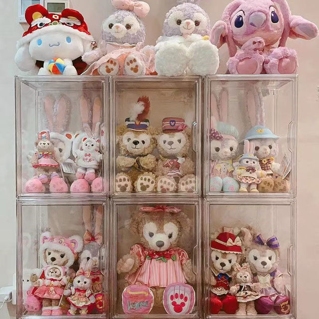 Model hand -in -hand storage box Acrylic transparent doll storage doll ...