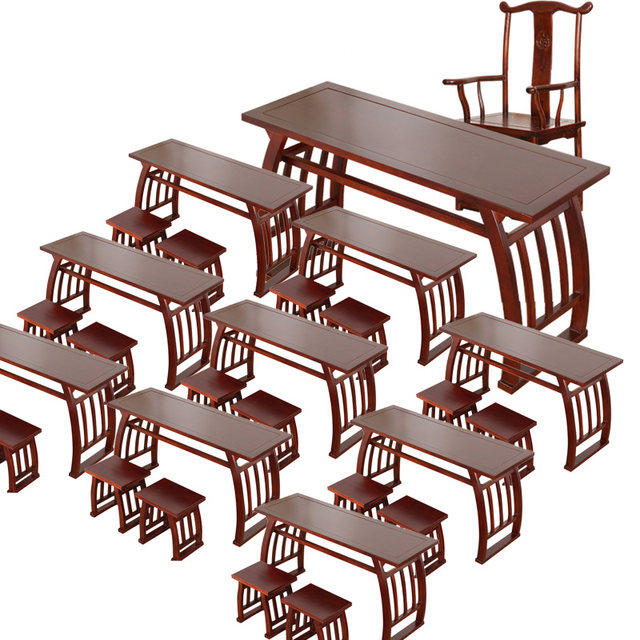 Solid Wood Study table tenon -and -mortise structure North Yumei Piano ...