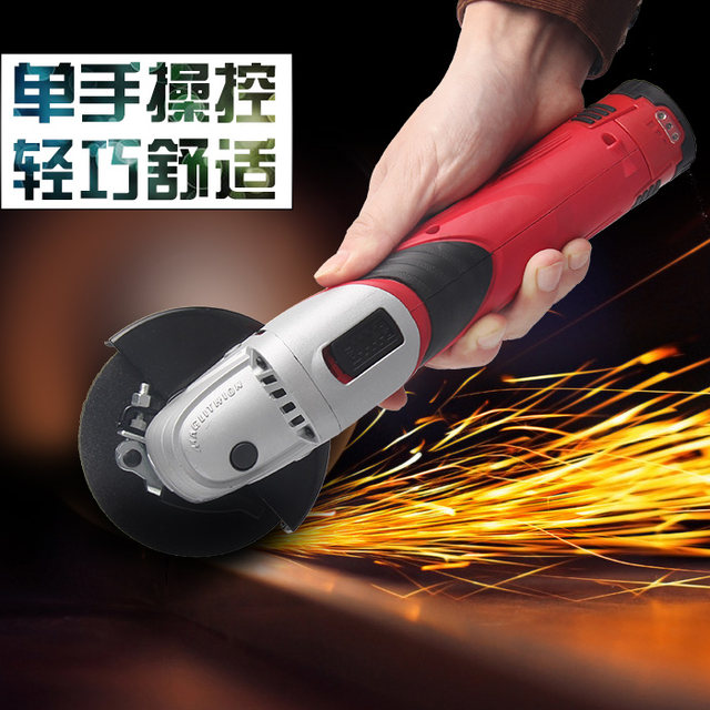 Rechargeable mini angle grinder lithium battery cutting machine small ...