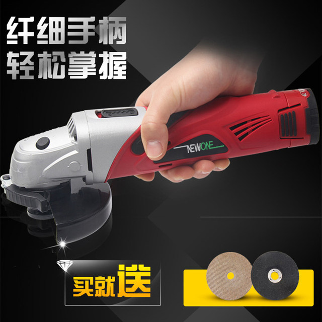 Rechargeable mini angle grinder lithium battery cutting machine small ...