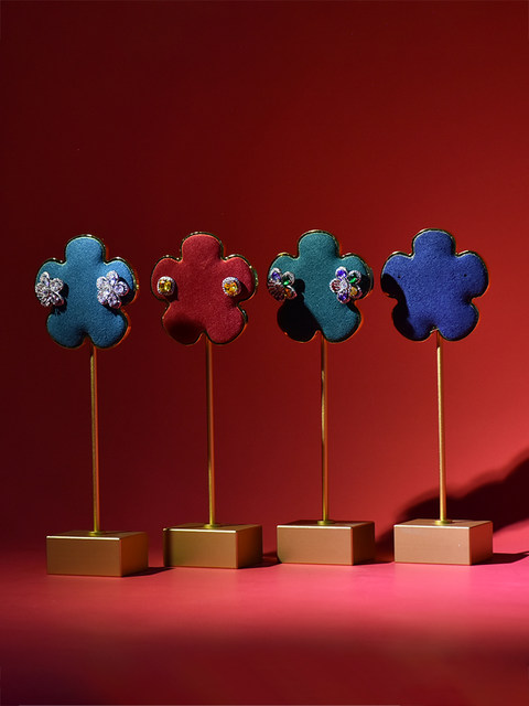 Today Shijue Creative Earrings Fracket Display Ranger Live Earrings ...