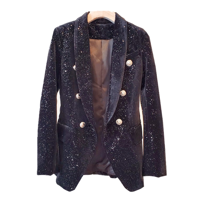 2023 Xiao Xiangfeng Jacket Women's Gypsophila Velvet Spring and Autumn ...