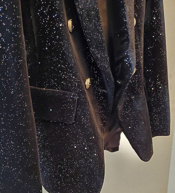 2023 Xiao Xiangfeng Jacket Women's Gypsophila Velvet Spring and Autumn ...